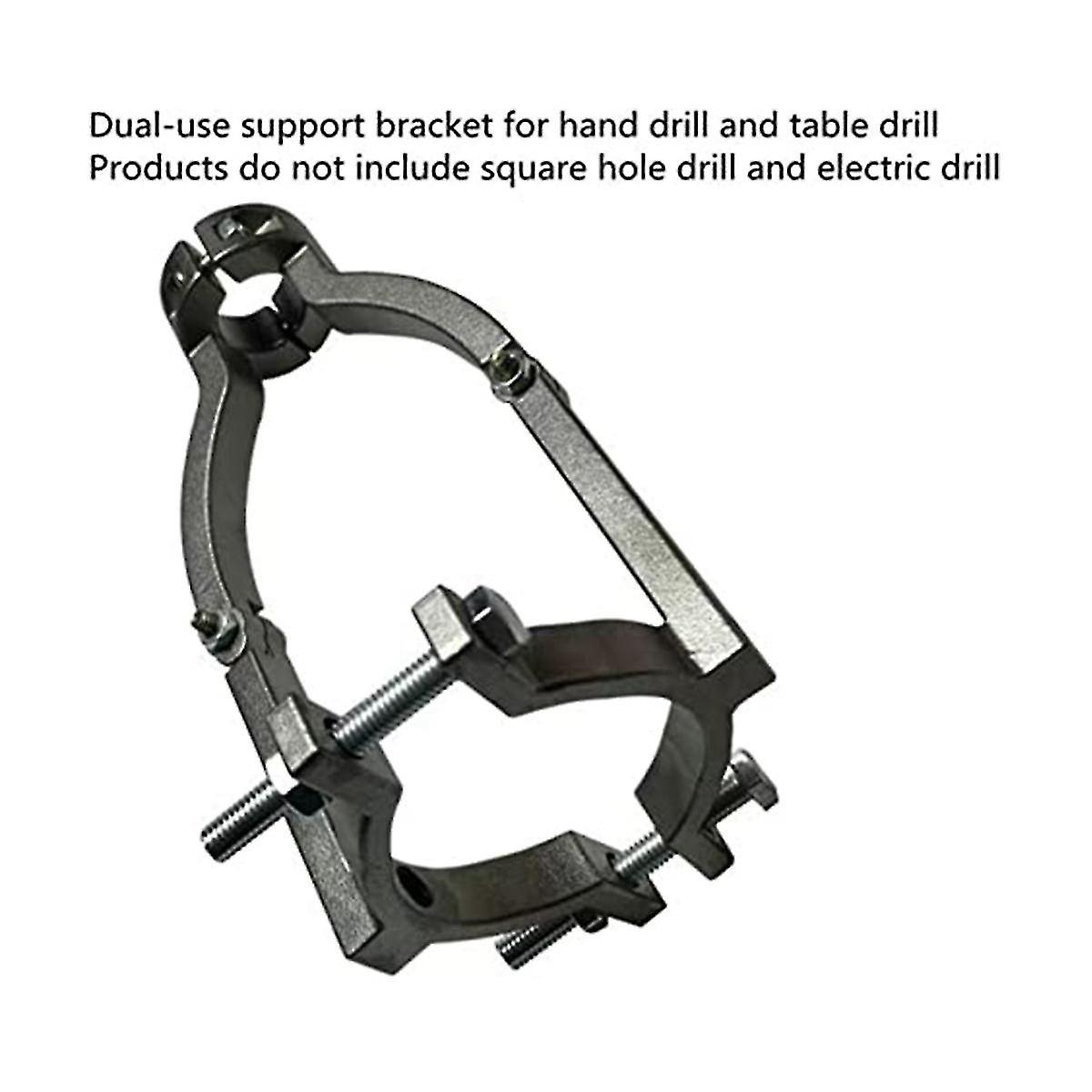 Square Hole Drill Fixed Bracket Hand Electric Drill Tenon Bracket ...