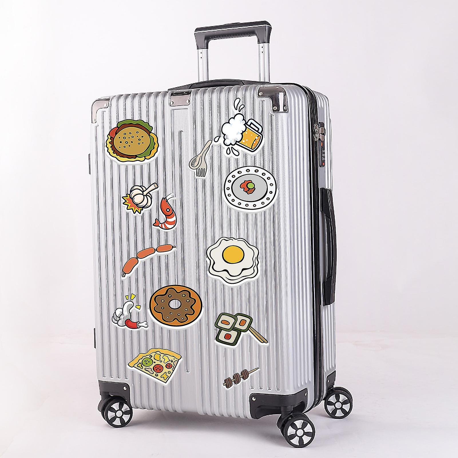50pcs/set Cartoon Stickers Diverse Gourmet Food Cute Decals Waterproof ...