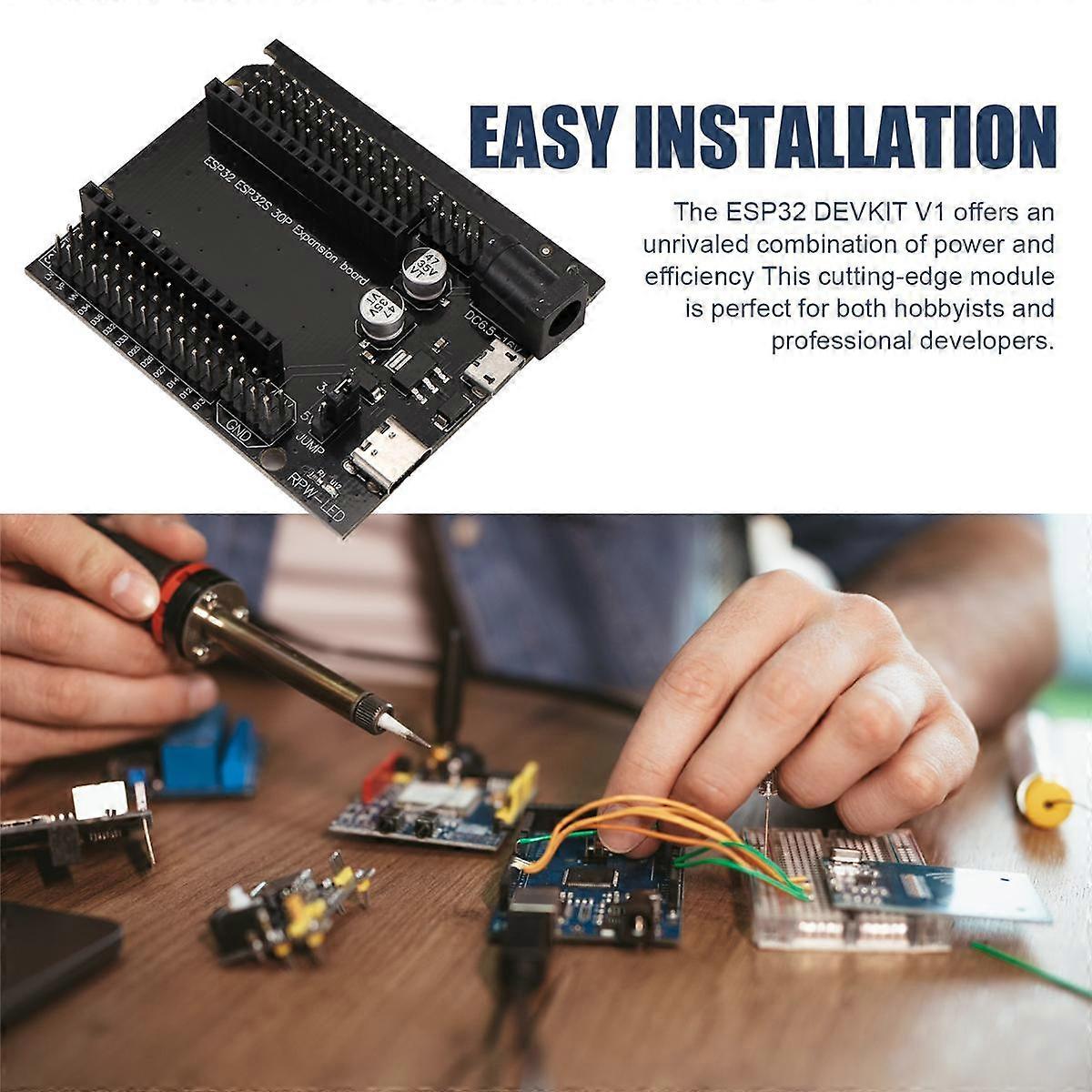Esp32 Devkit V1 Power Supply Panel Esp32 30p Power Board Esp32s Development Board Expansion