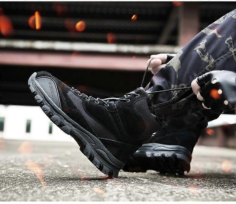 Men's Military Boots Tactical Combat Boots Special Forces Boot Police ...