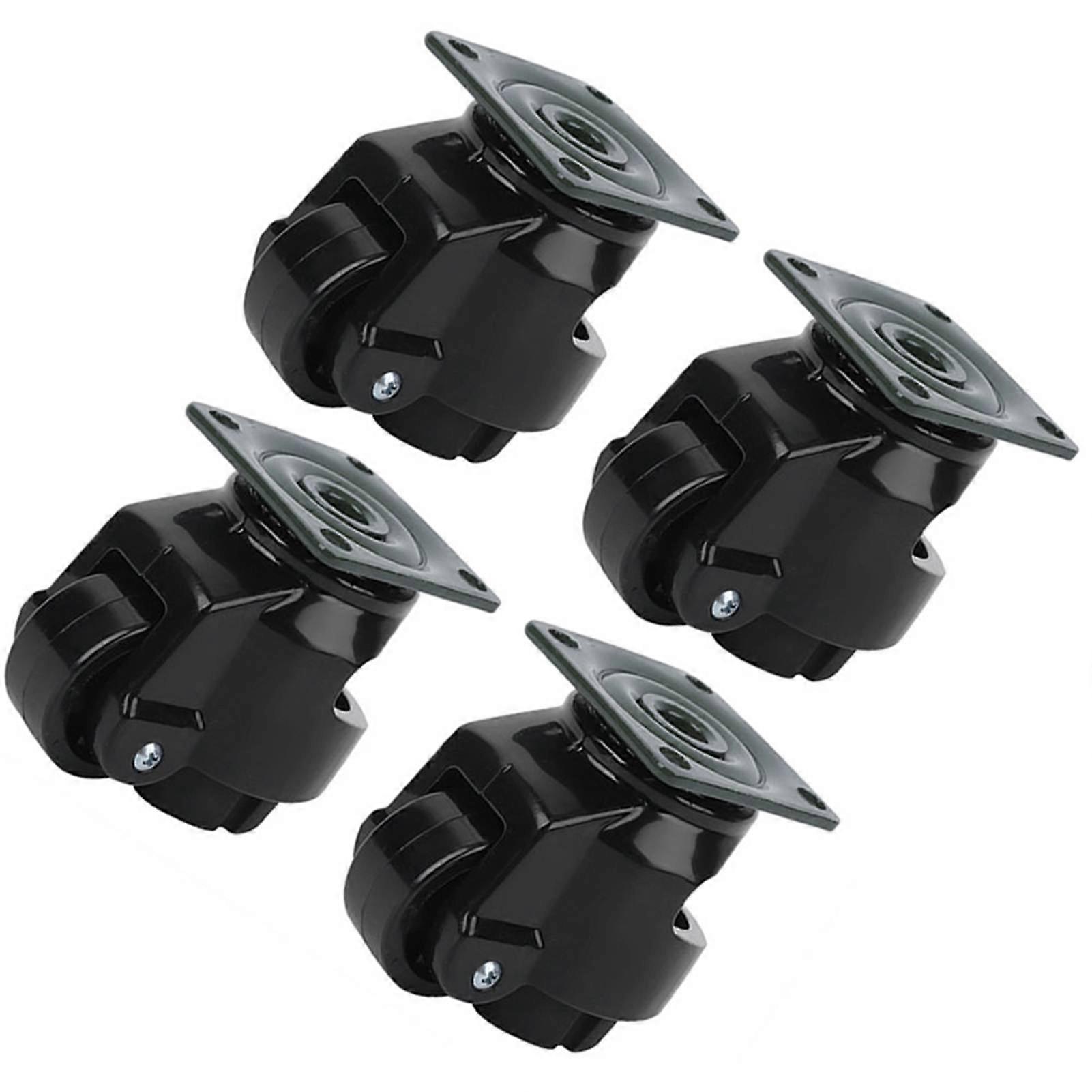 4pcs Level Adjustment Caster GD?40F Heavy Duty Industrial Roller Wheel ...