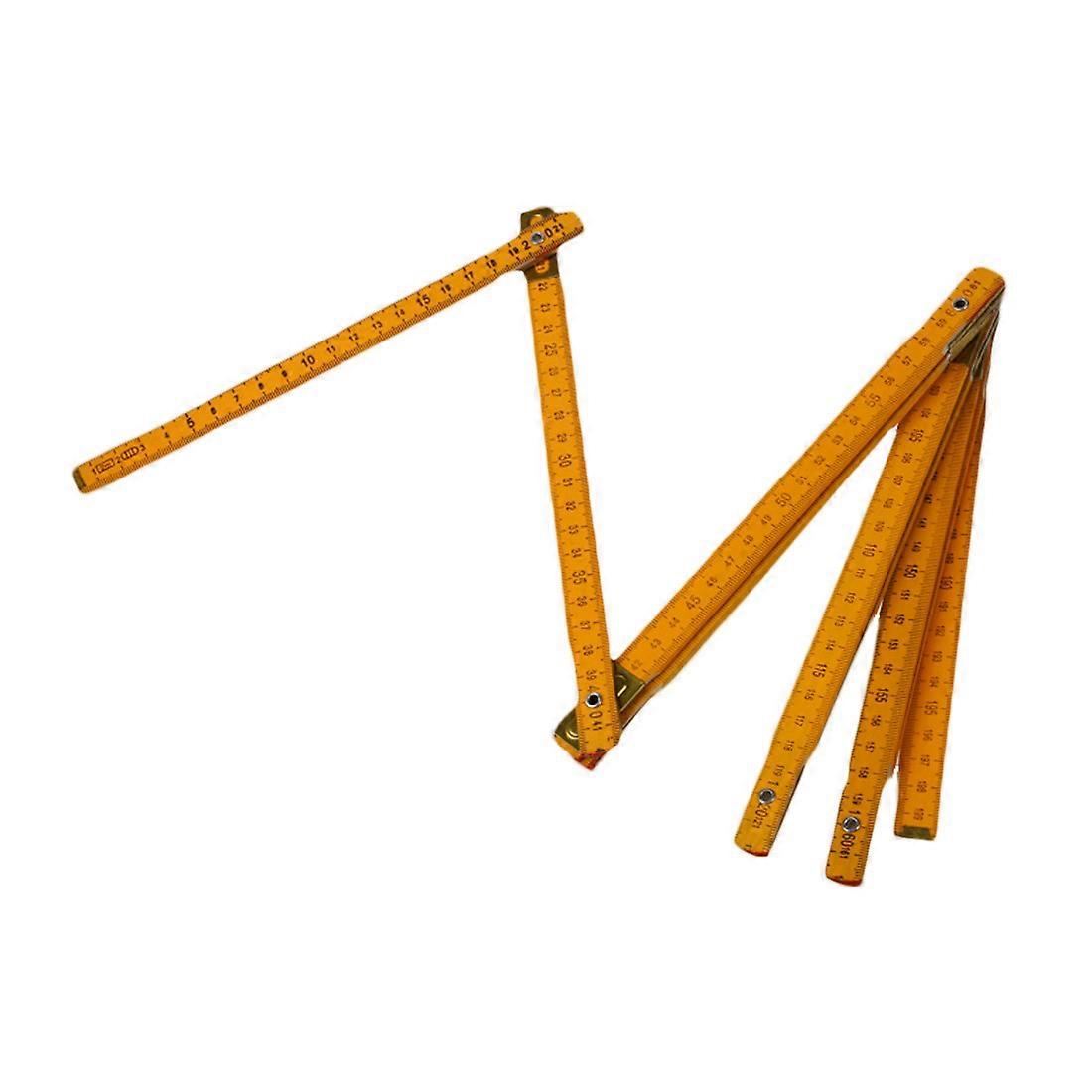 Portable Carpenter Wooden Folding Ruler 200cm/79inch | Fruugo UK