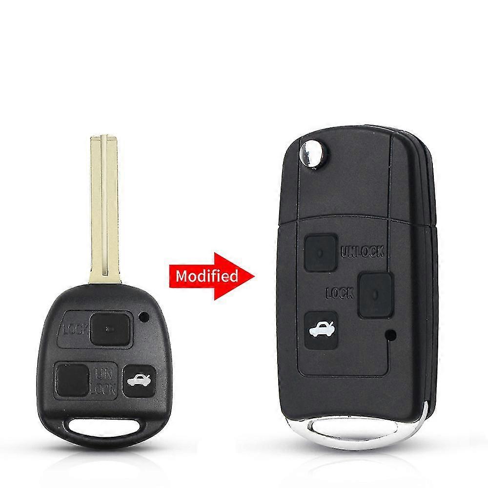 2/3 Buttons Modified Flip Folding Remote Key Shell For Lexus Rx300 ...