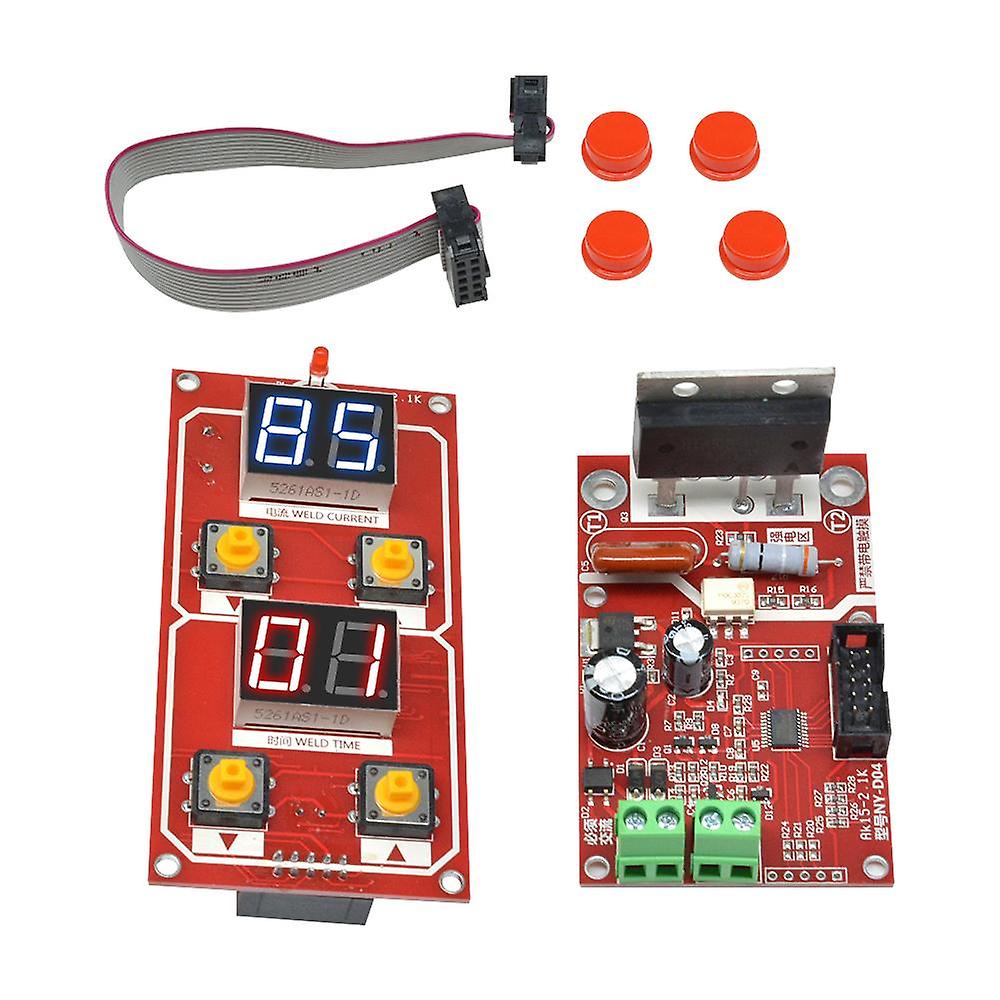 Ny-d04 40a 100a Dual Display Spot Welder Machine de soudage Temps ...