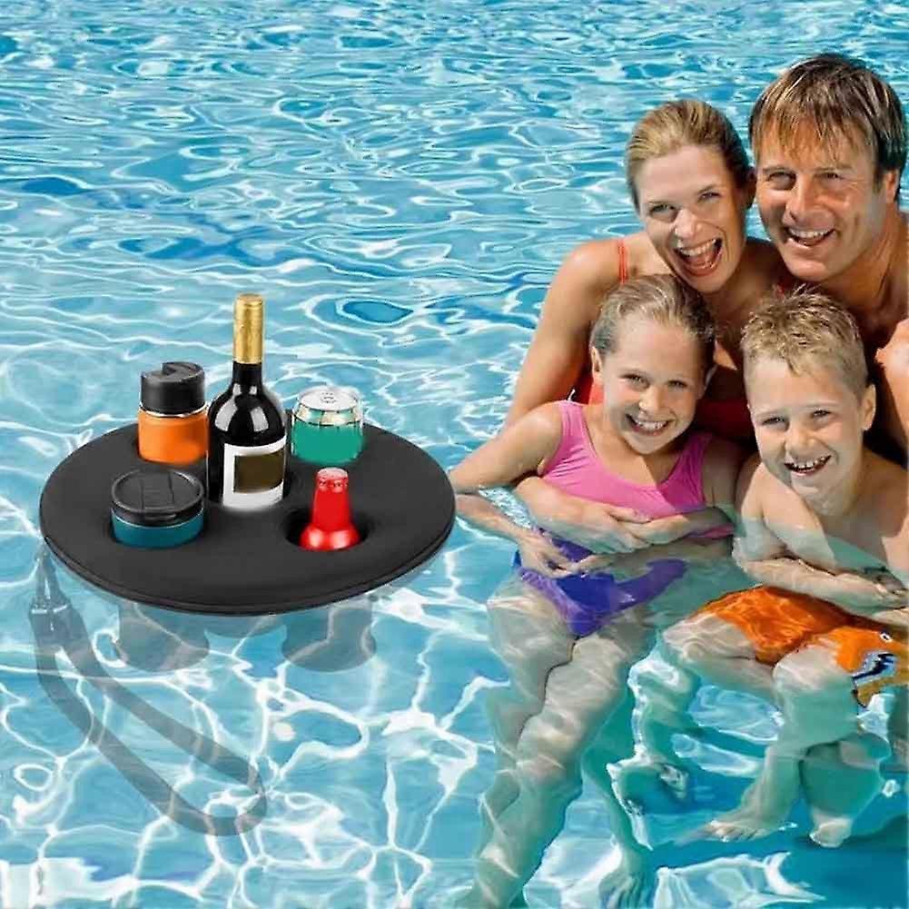 Floating Pool Cup Holder Pool Drink Float with 5 Holes Floating Tray ...