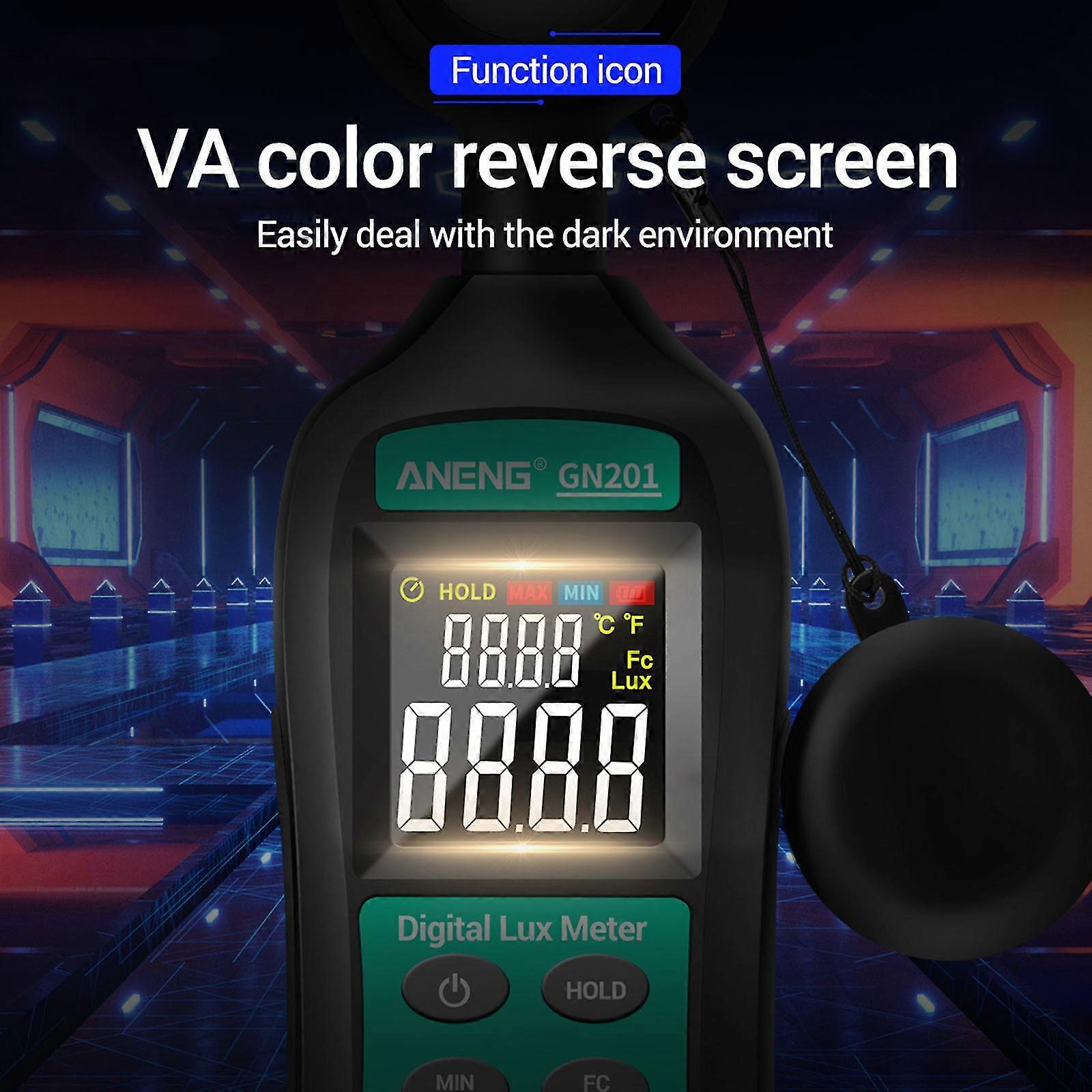 Digital Photometer Lux Meter Light Tester Photography Spectrometer ...