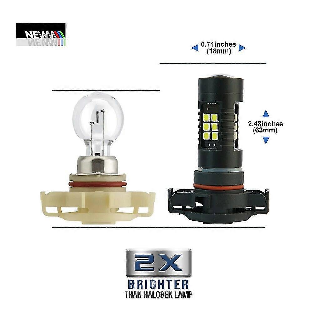 2x Led Daytime Running Lights For Jeep Compass 2017 2018 2019 2020 2021 ...