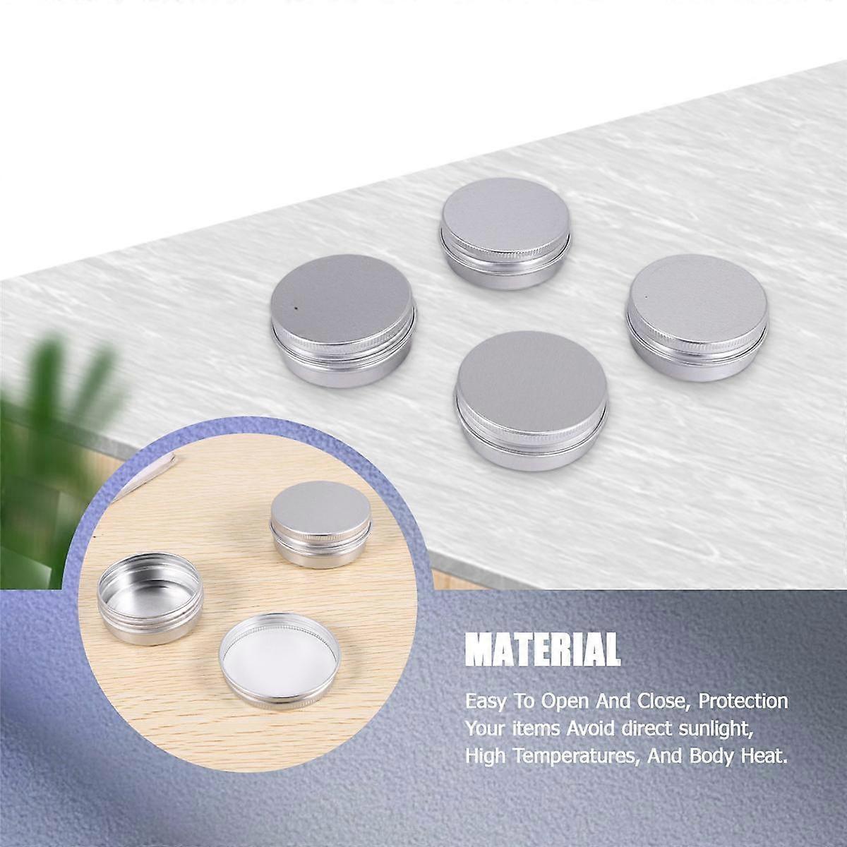 30 Pack Screw Top Lip Balm Tins Containers Lids (1oz) | Fruugo UK