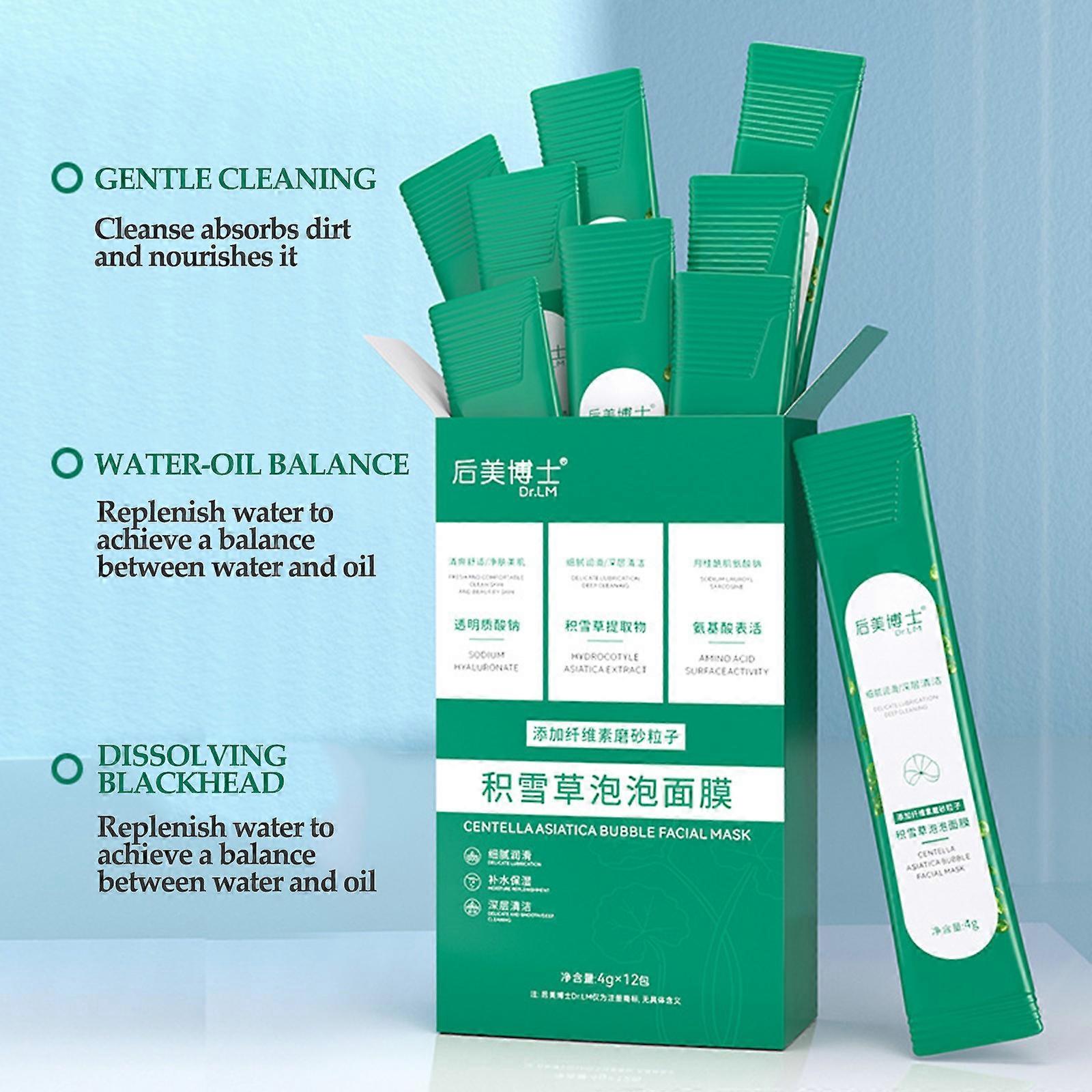 Centella Asiatica Bubble Facial Mask Shrinks Pores, Deeply Cleans ...