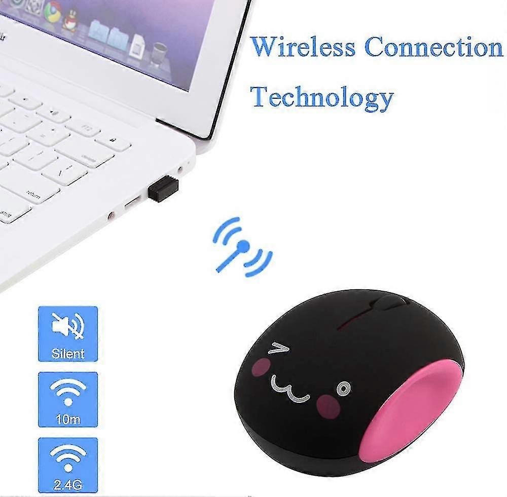 2.4ghz Wireless Mouse Cute Small Silent Mouse Portable Mini ...