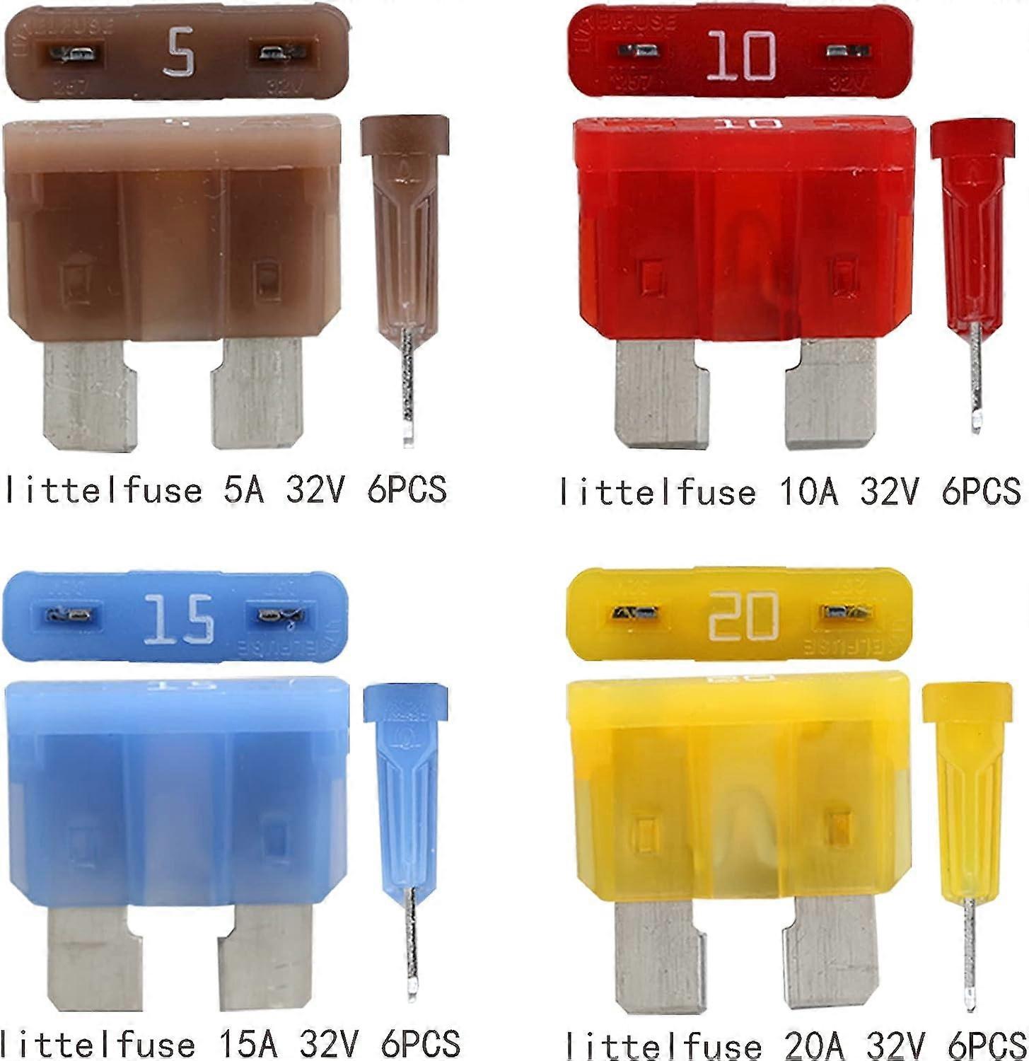 Endark Car Fuse Holder For Blade Fuses, Car Fuse Box With 12 ...