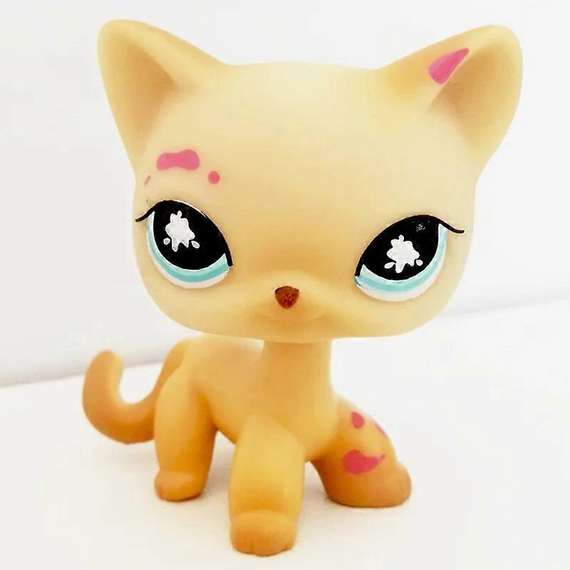 LPS CAT Littlest pet shop toys bobble head standing short hair cat ...