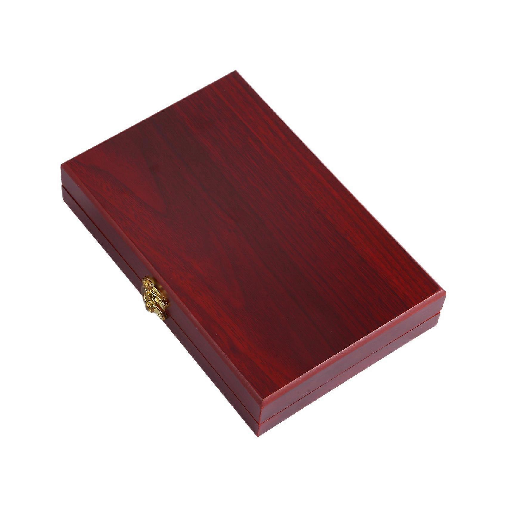 200 Pcs Wood Coin Protection Display Box Storage Case Holder Round Box ...