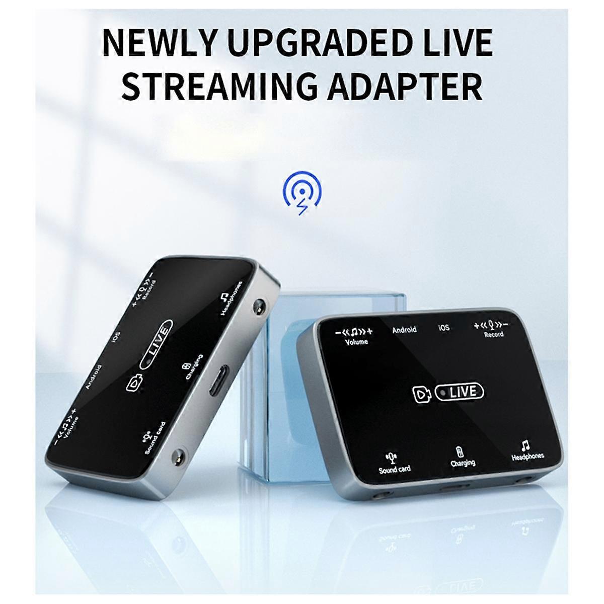 New Suitable for Lighting/TypeC Universal Stereo Live Broadcast Sound ...