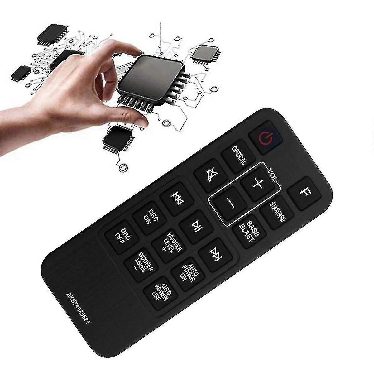 Replace Akb74935621 Remote Control For Lg Sound Bar Sj2 Sj2.aeusllk Sj2.deusllk | Fruugo UK