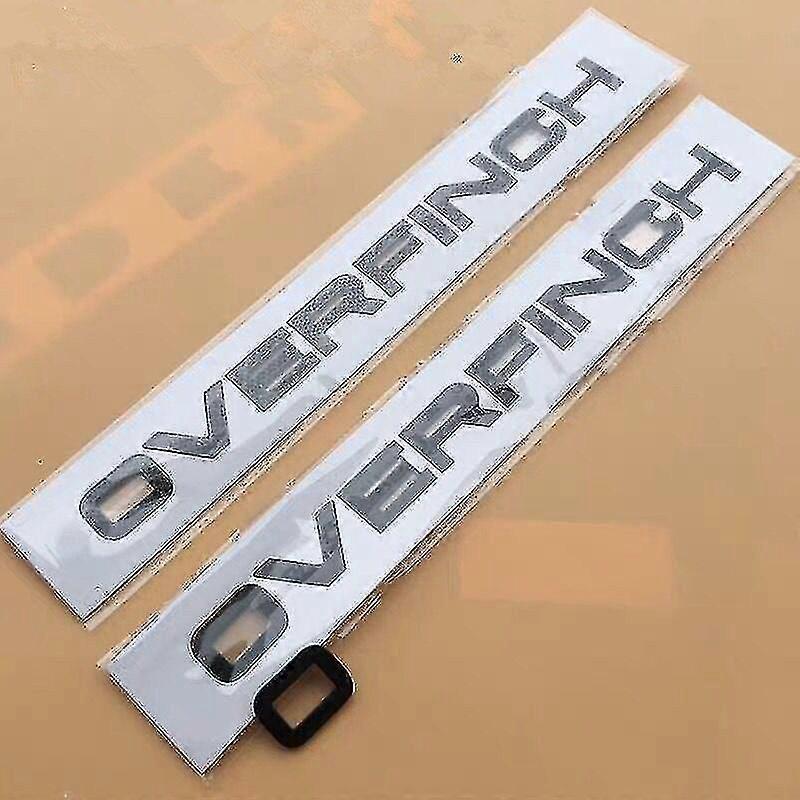 Letters Emblem For Ra-nge Ro-ver Overfinch Badge Car Styling Refitting ...