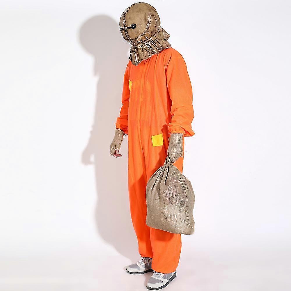 Horror Trick 'r Treat 2 Sam Cosplay Costume Mask Scary Ghost Kids Child ...