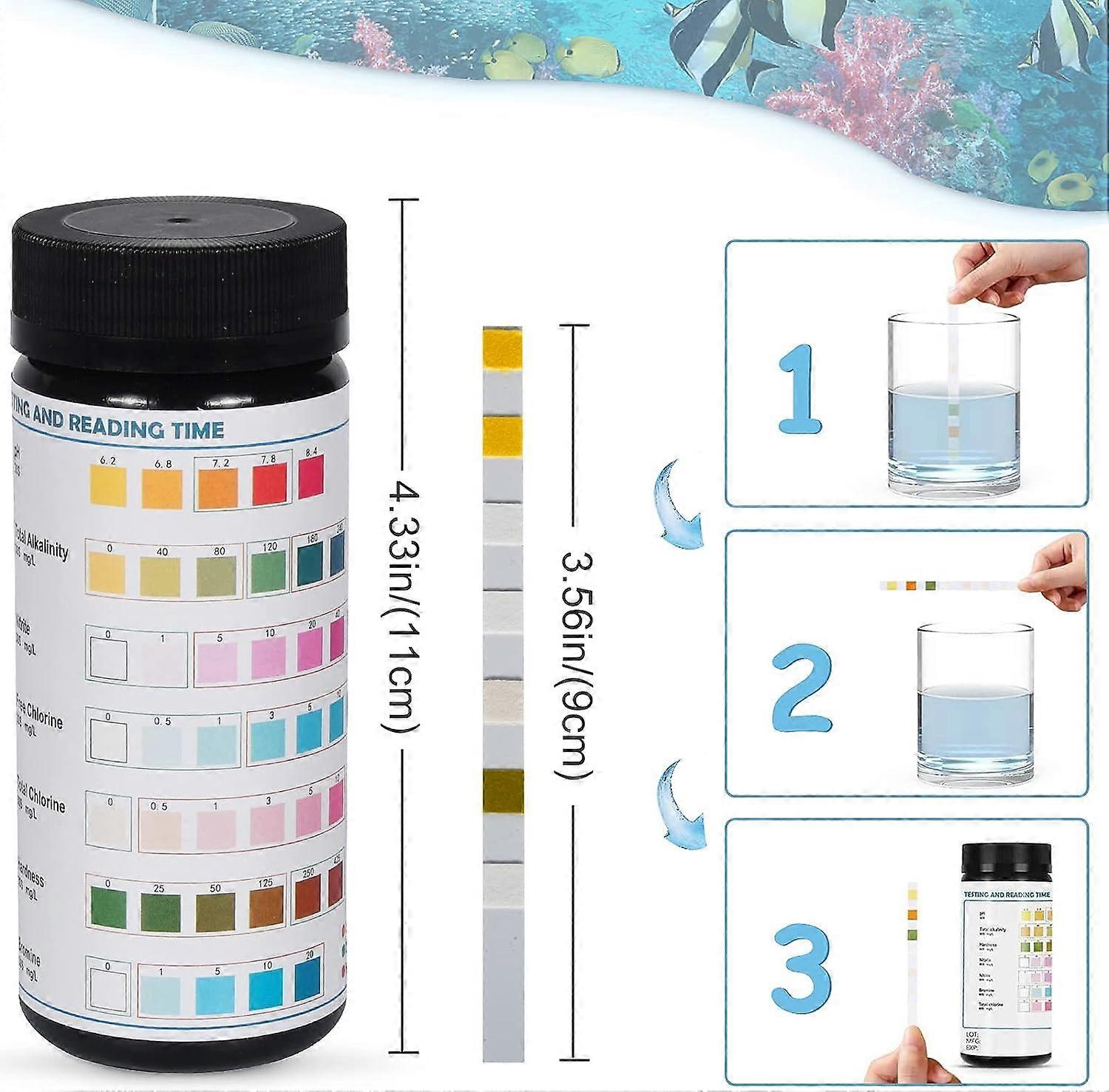 New product,Swimming Pool Test Strips, 7 in 1 Swimming Pool Test Strips ...
