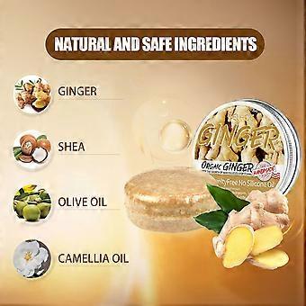 EELHOE 60g Anti-hair Loss Ginger Shampoo Bar Increasing Hair Volume Nourish Hair Root Hair ...