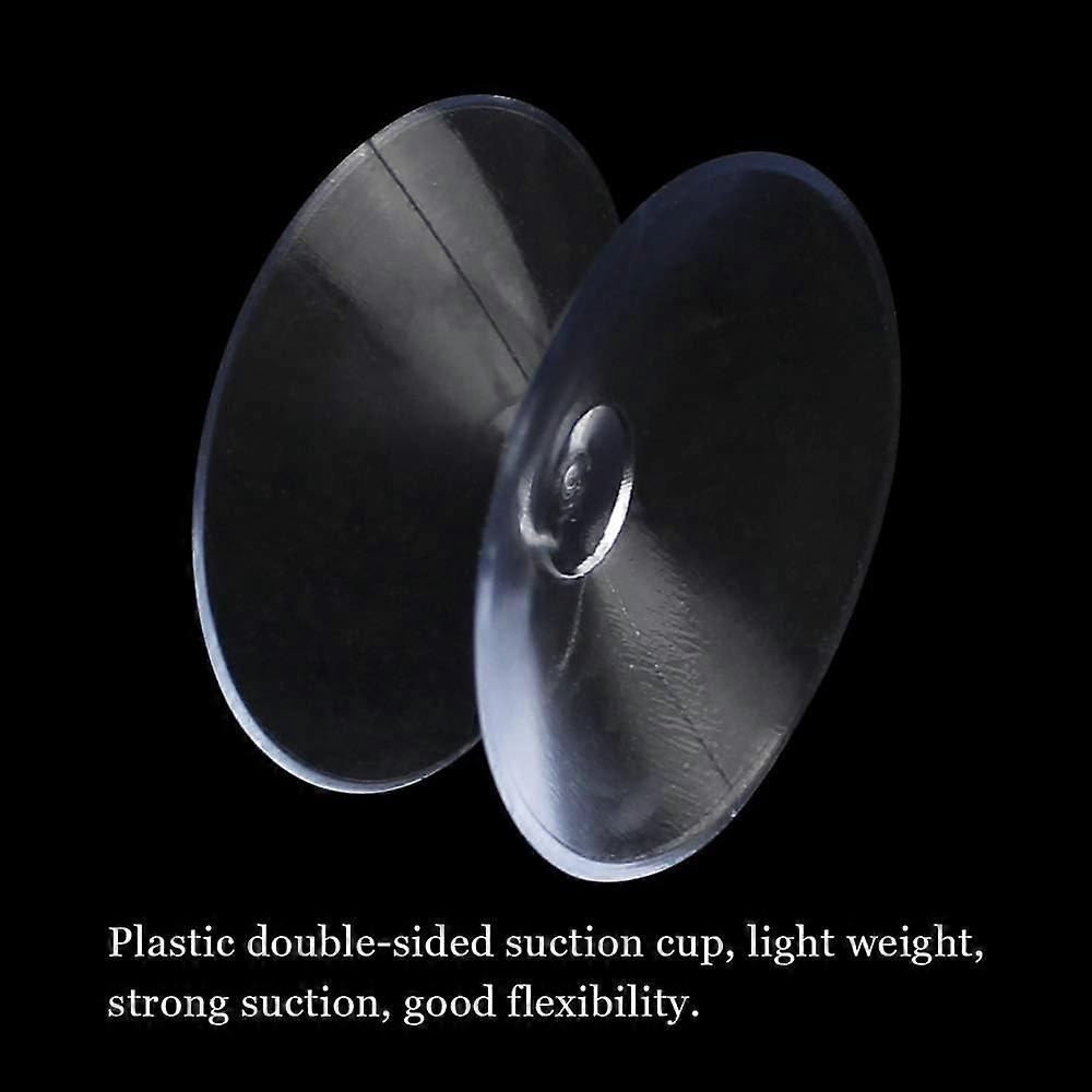 20pcs Double Sided Clear Plastic Suction Cups for Table Top Window ...