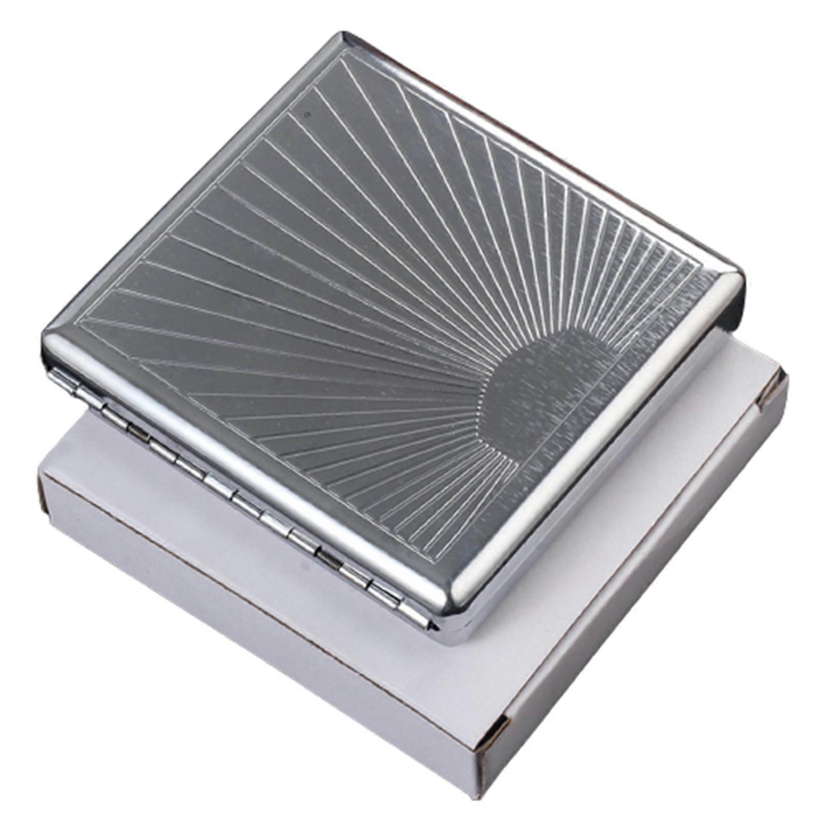 Metal Flip-top Cigarette Case Light Portable Cases for Men and Women ...