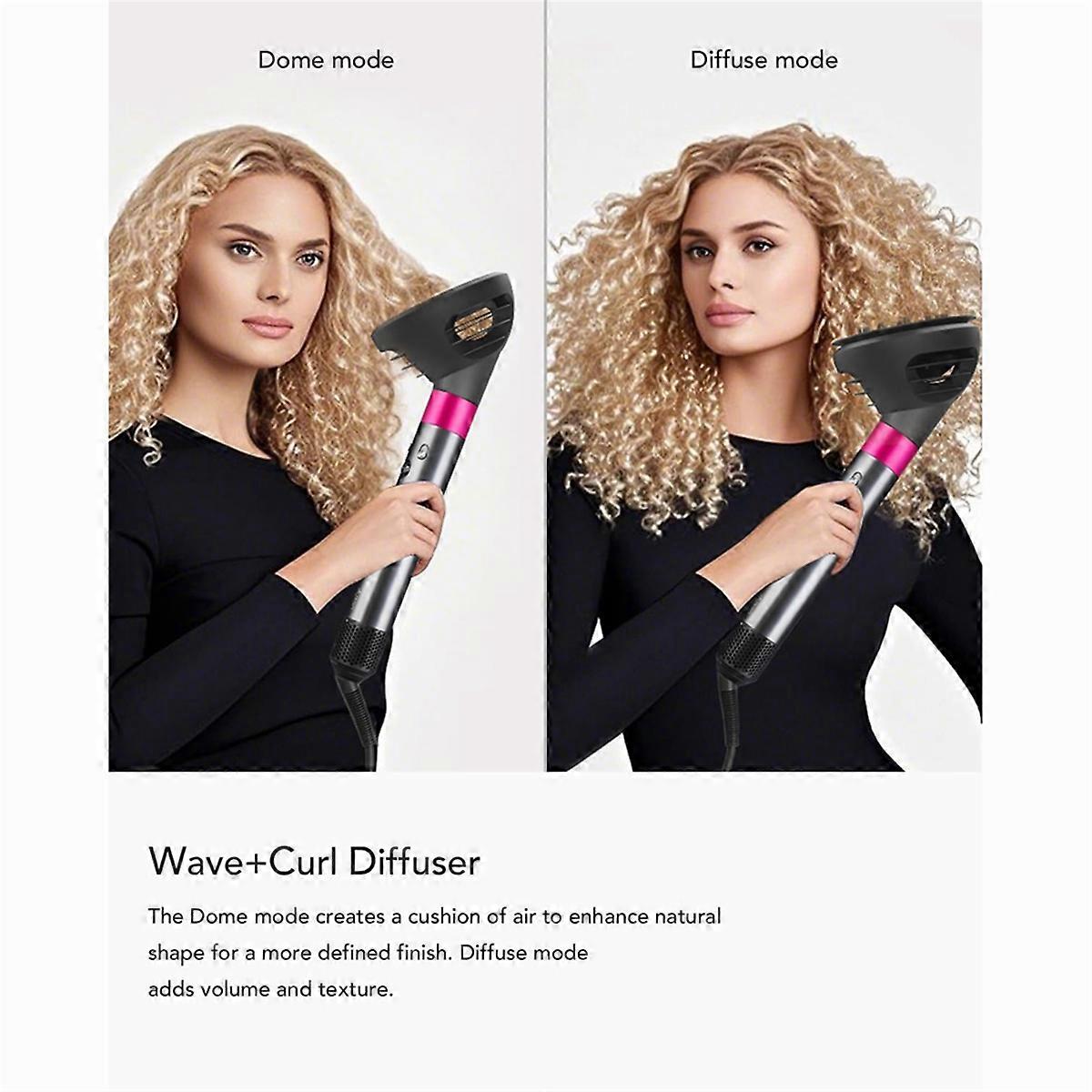 Diffuser Nozzle & Wave+Curl Diffuser for Dyson Airwrap HS01 HS05 HS08 ...