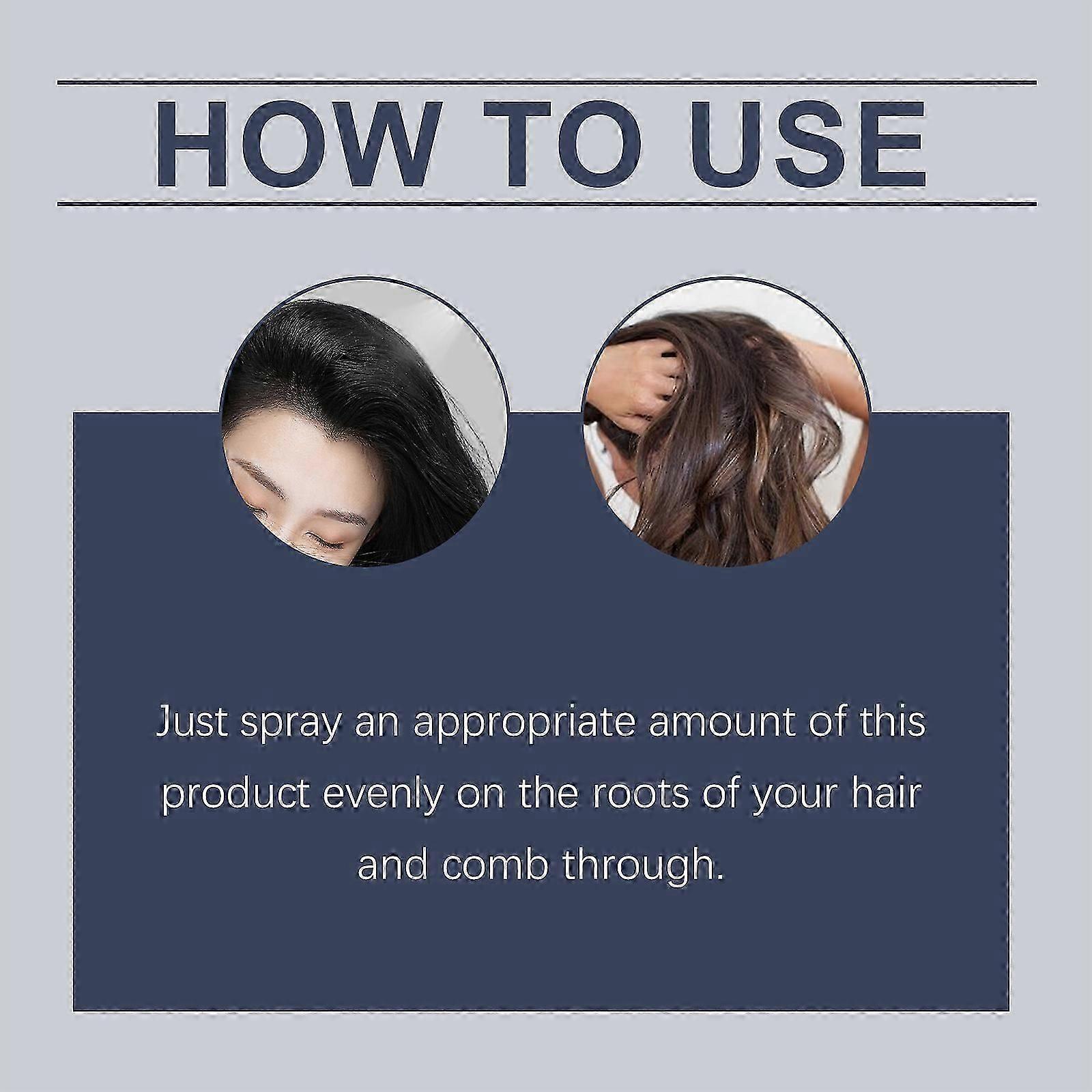 Natural Hair Volumizing Spray - Refreshing Non-Greasy Formula with Sea ...
