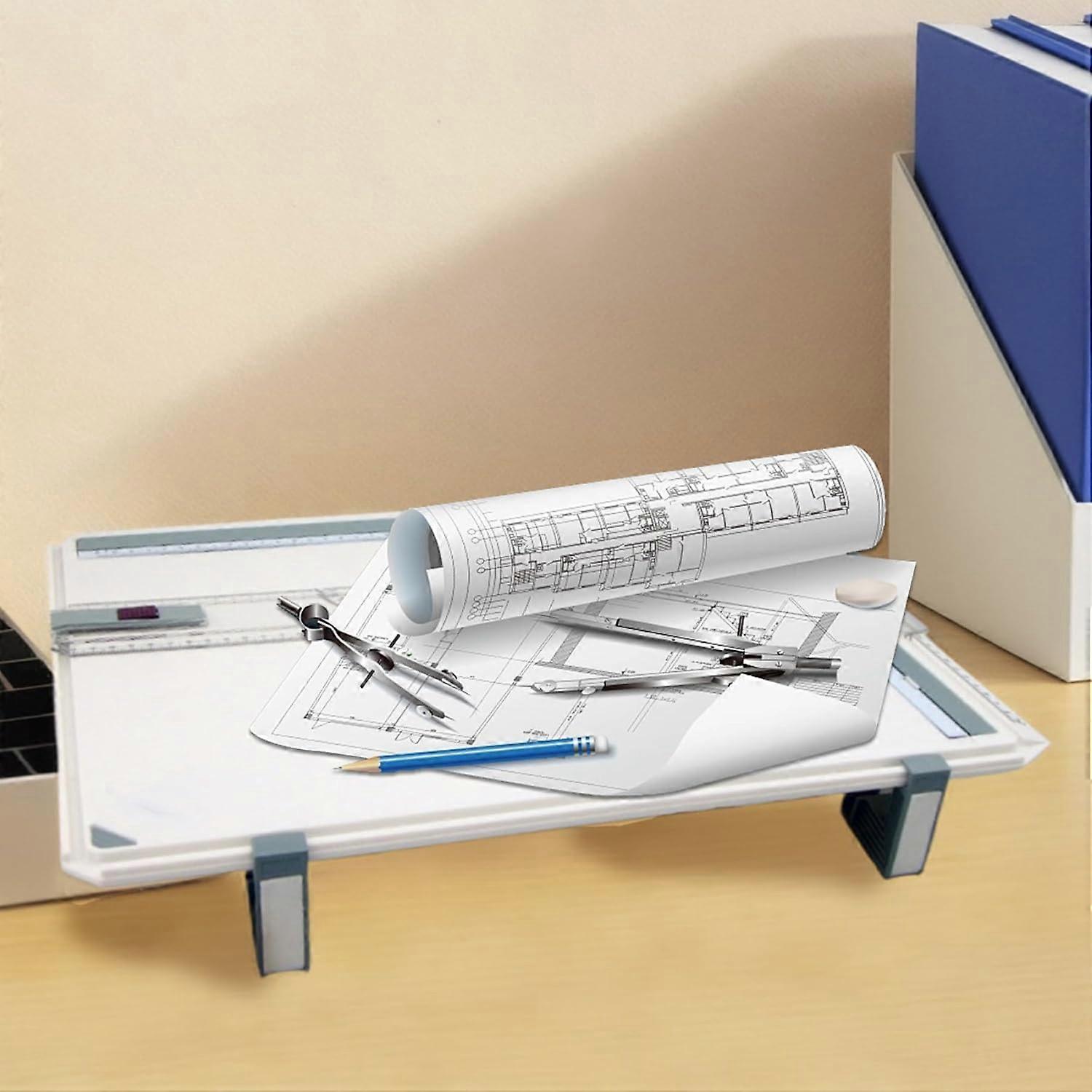 Drafting Table Adjustable Angle A3 Drawing Board With Parallel Motion ...