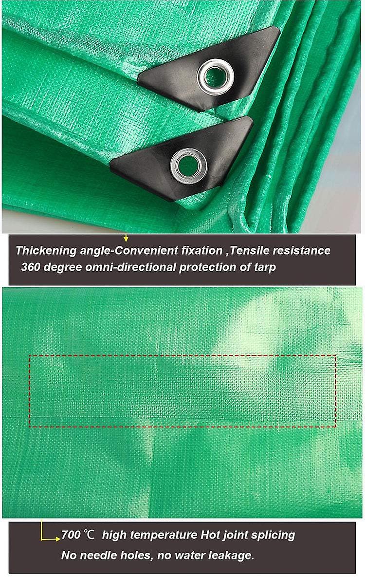 Heavy Duty Tarp Tarpaulin Reinforced Eyelet Thickness 2m X 3m 6ft X9ft (2 X 3 M,150g/m) Pe ...
