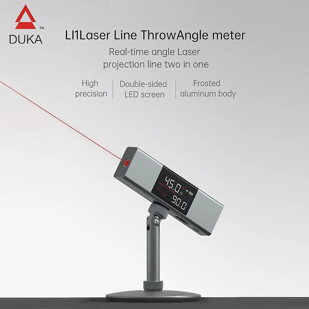 AtuMan DUKA LI1 Digital Angle Finder Laser Protractor Rechargeable ...