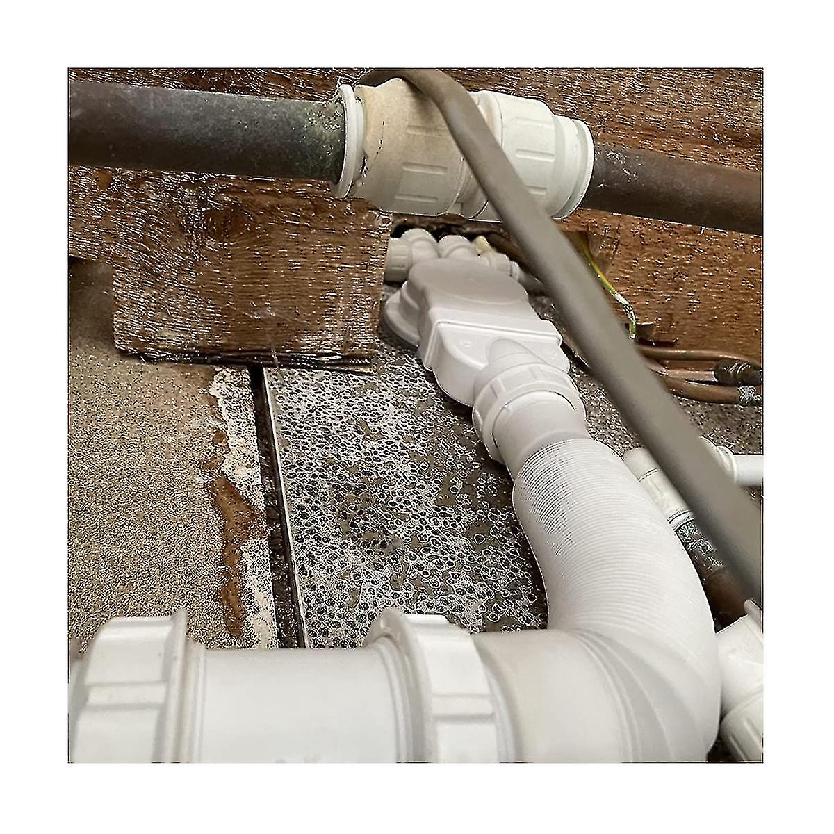 Low Shower Drain Chrome Plated Abs Shower Tray Siphon Slim Drain 90mm ...