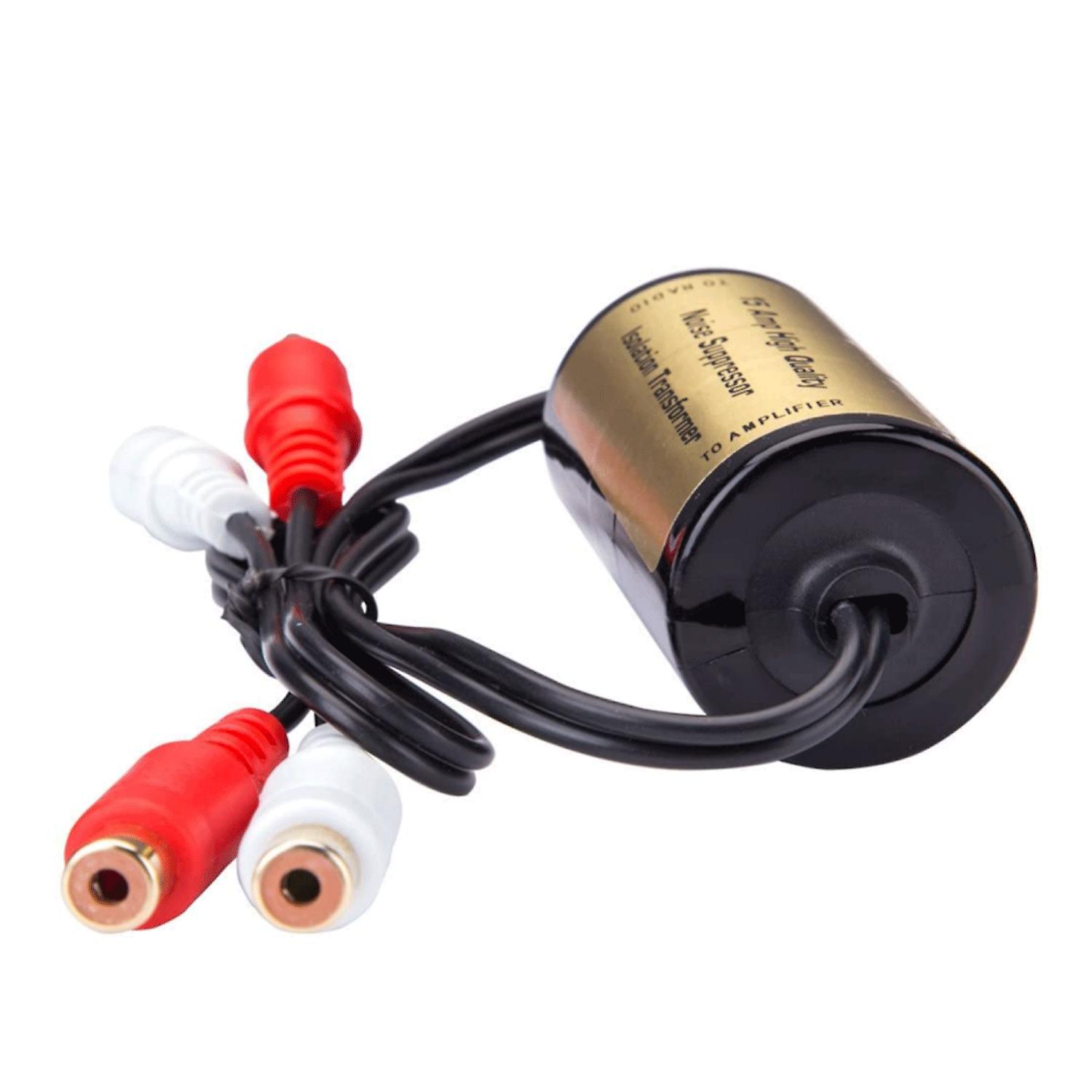 Rca Audio Noise Filter Suppressor Ground Loop Isolator For Car Amp Home