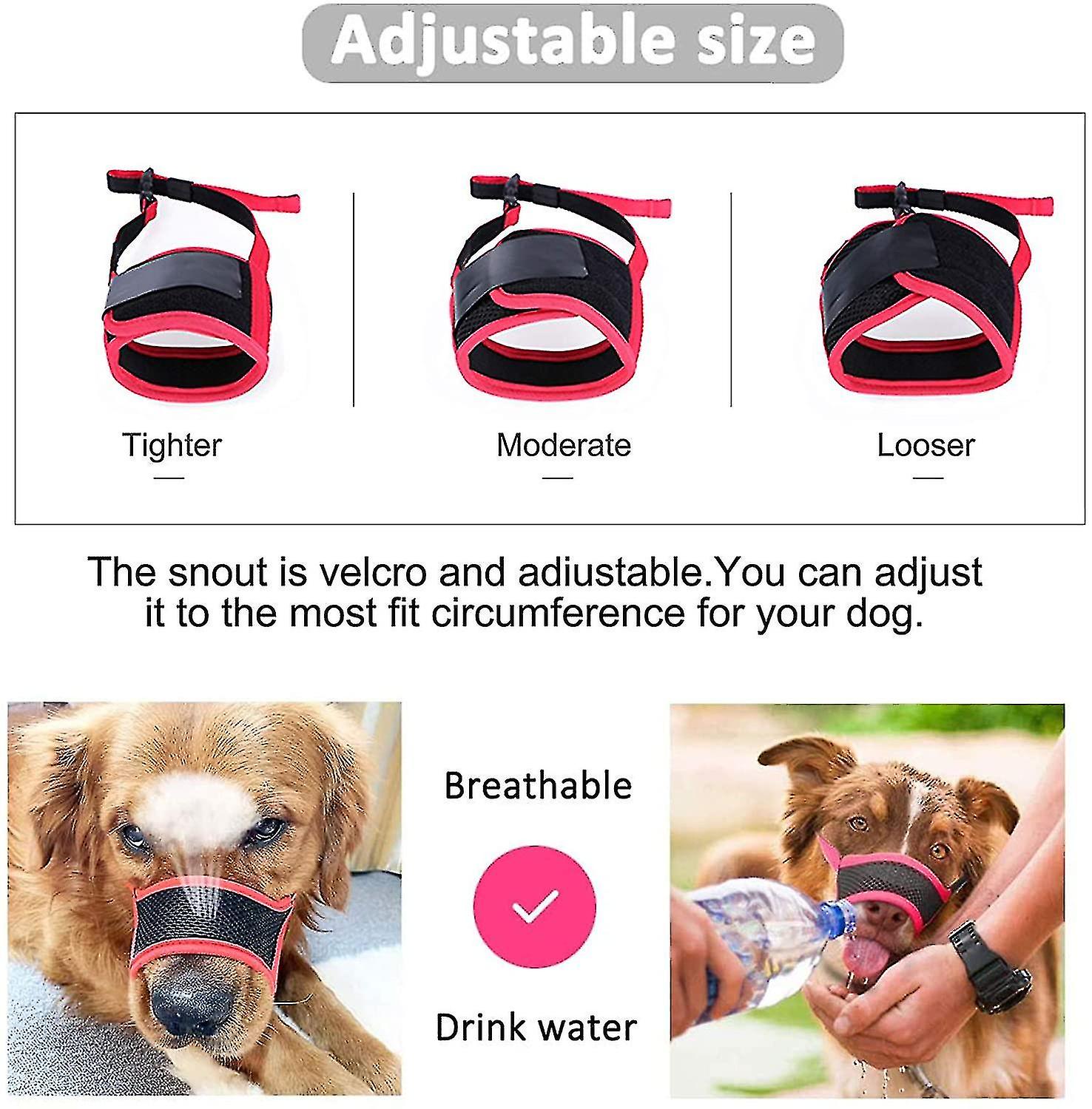Chihuahua Muzzle, Dog Muzzle, Fabric Muzzle With Adjustable Buckle ...