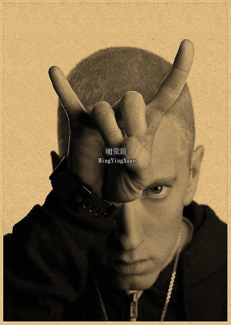 Eminem Posters,8 Mile Poster,hip Hop Rapper Singer Eminem Poster Kraft ...