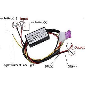 Car Led Daytime Running Lights Controller Drl Auto Dimmer Relay On/off Switch (daytime Running ...