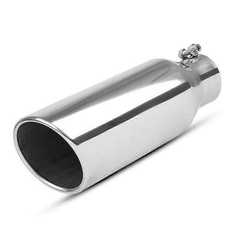 4 Inch/10.16cm Inlet Black Exhaust Tip, 4" Inlet 5" Outlet 12" Long ...