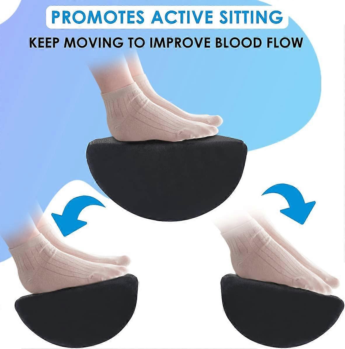 Foot Rest Under Desk Leg Footstool Ergonomic Footrest to Relieve Back ...