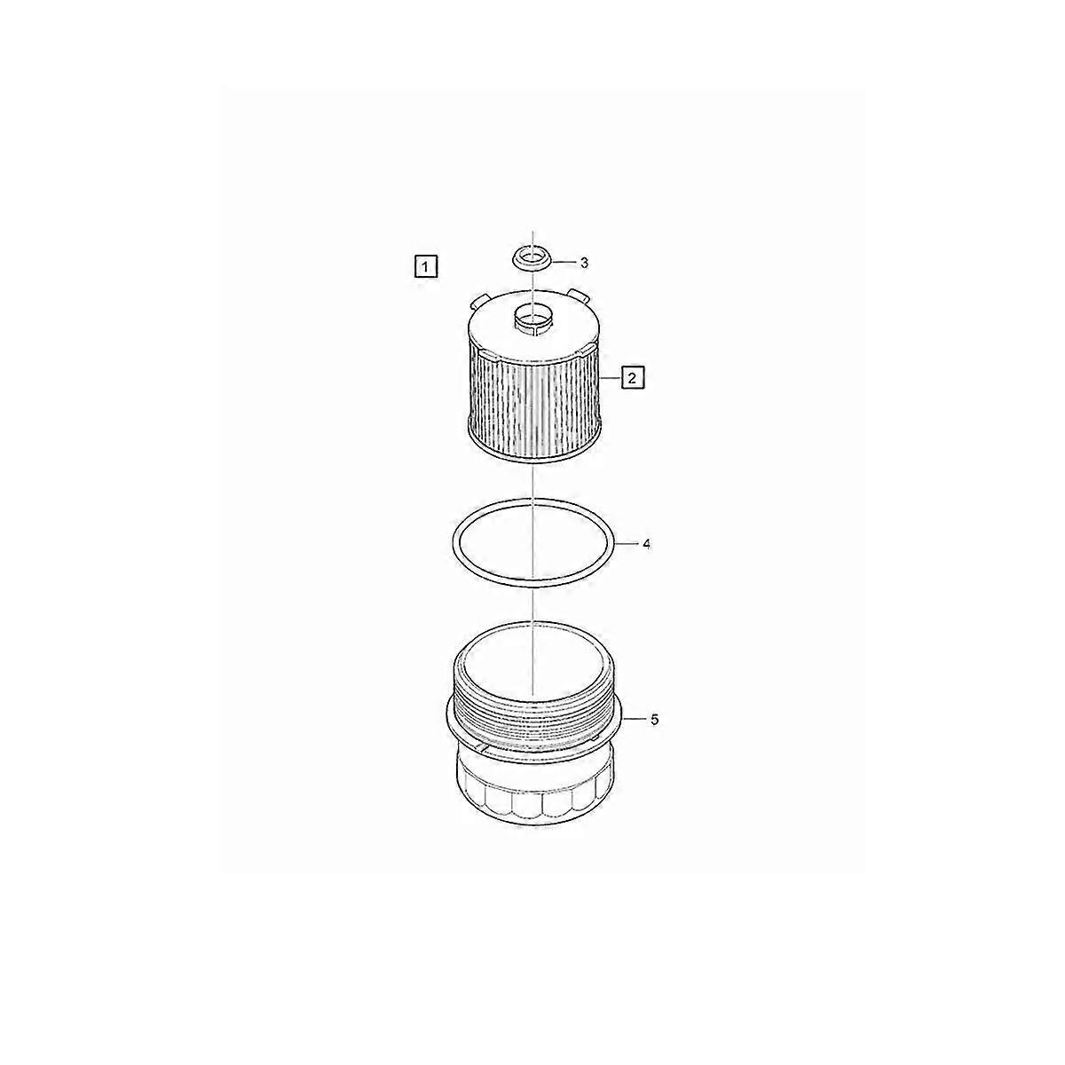 For Engine Oil Filter Elements Shell Fit for Volvo XC60 S60 V40 XC90 ...
