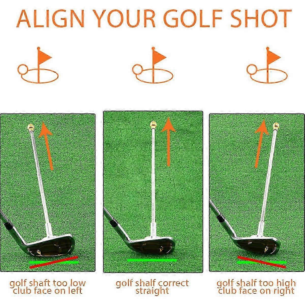 Golf Alignment Sticks,Magnetic Golf Club Alignment Stick Training Aids ...