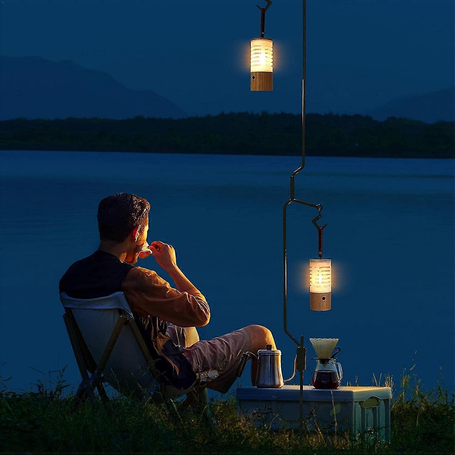 Led Camping Lantern - Rechargeable Portable Led Tent Light With Built ...