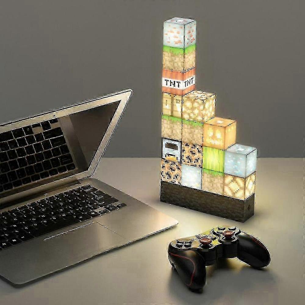 Minecraft Block Building Light 16 Rearrangeable Light Blocks And ...