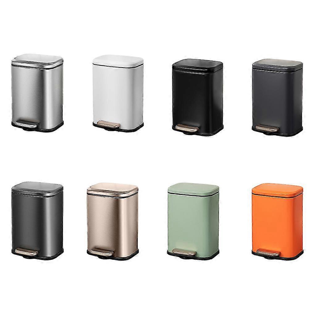 Stainless Steel Cleverly Designed Trash Can For Kitchen And Bathroom ...