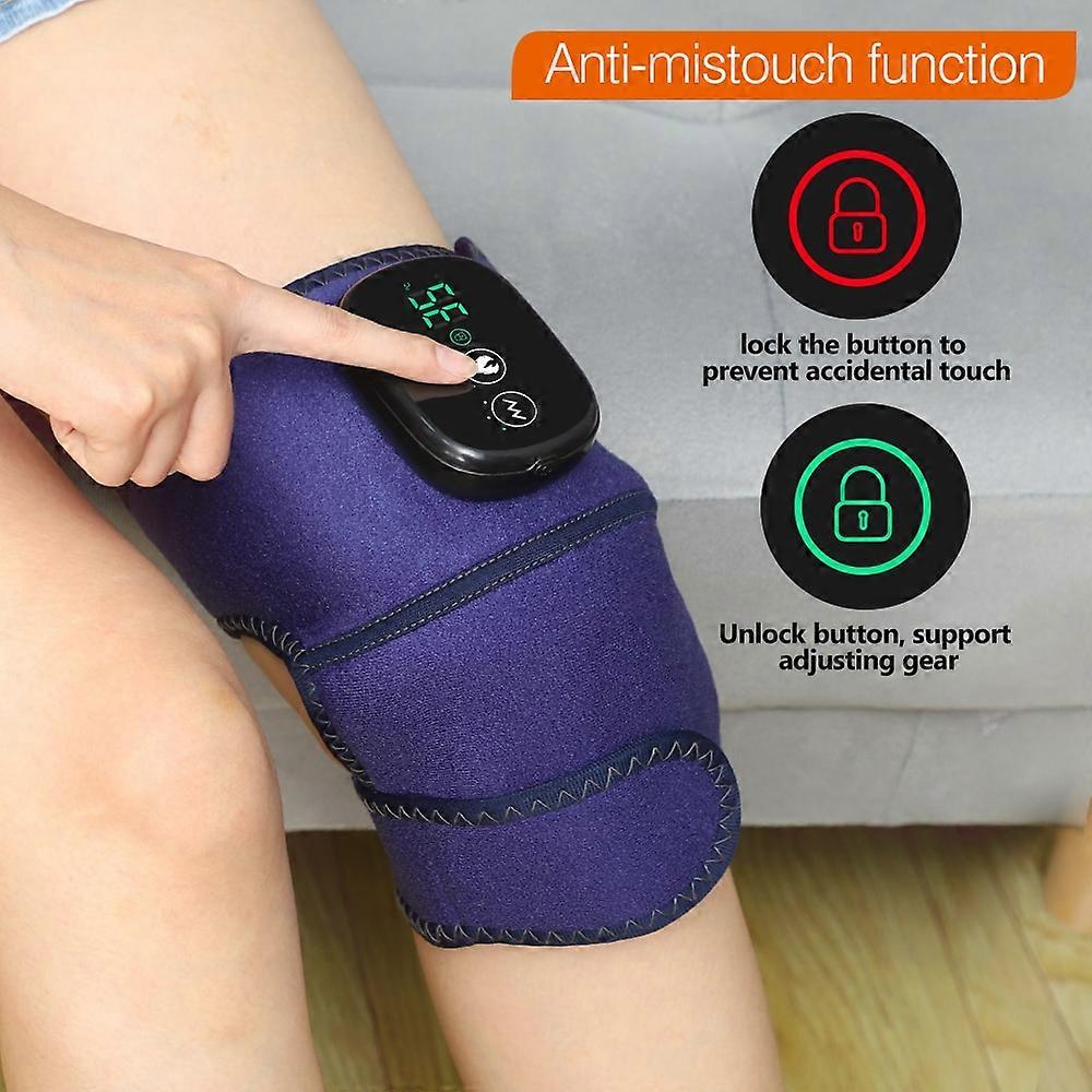 Electric Heating Knee Shoulder Elbow Support Brace Belt Vibration Hot ...