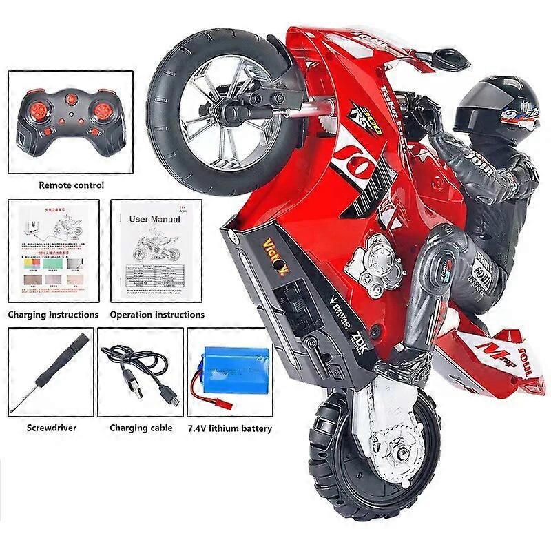 Rc Motorcycle 1/6 Stunt Motorcycle Remote Control Motorcycle Racing ...