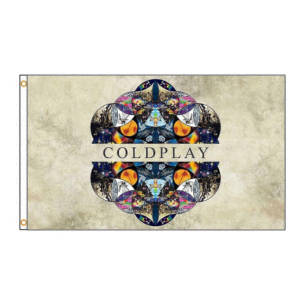 3Jflag 90x150cm Coldplays Music Band flag Underground Metal pop singer ...