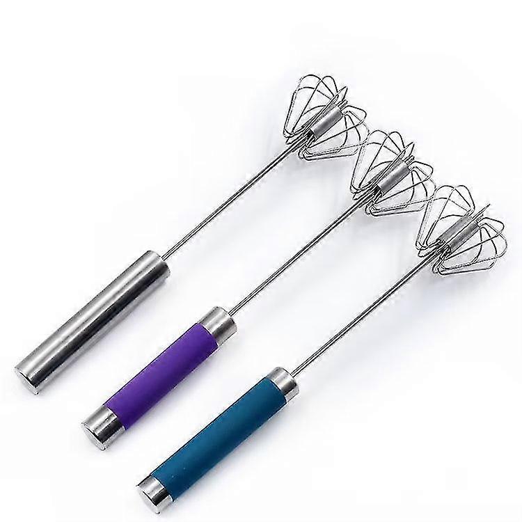 Stainless Steel Balloon Whisk , Egg Whisk, Hand Push Whisk, Semi ...