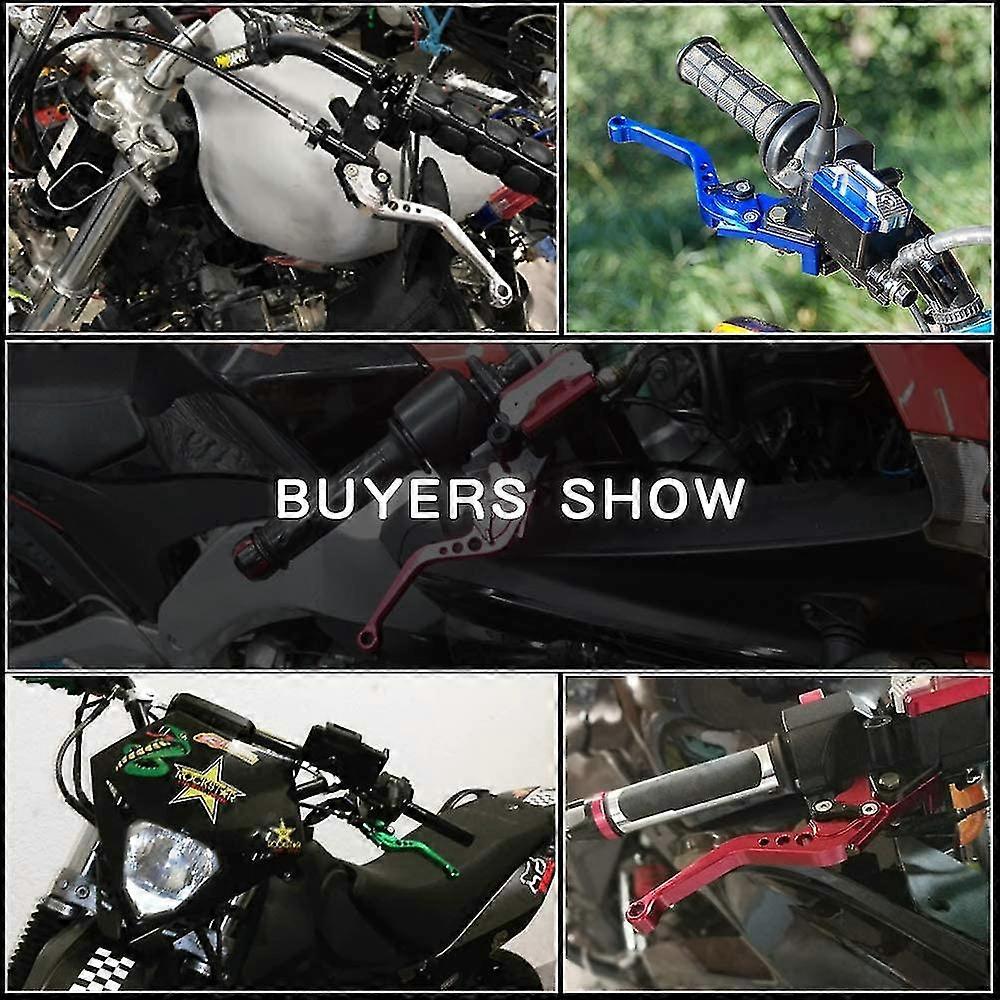 Universal 7/8" Motorcycle Brake Clutch Levers Master Cylinder Reservoir 22mm Handlebar Brake ...