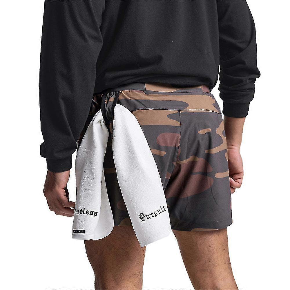 Men Double Layer Shorts Casual Running Jogging Summer Gym Sports Short ...