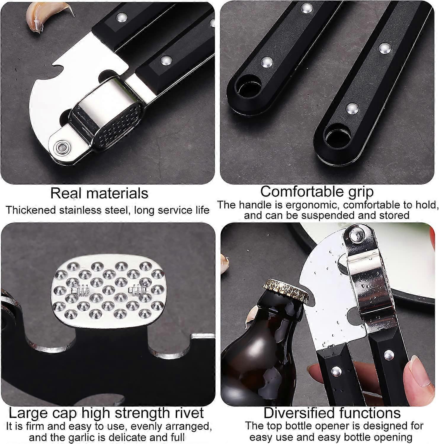 Professional Kitchen Garlic Press, Garlic Press Stainless Garlic ...