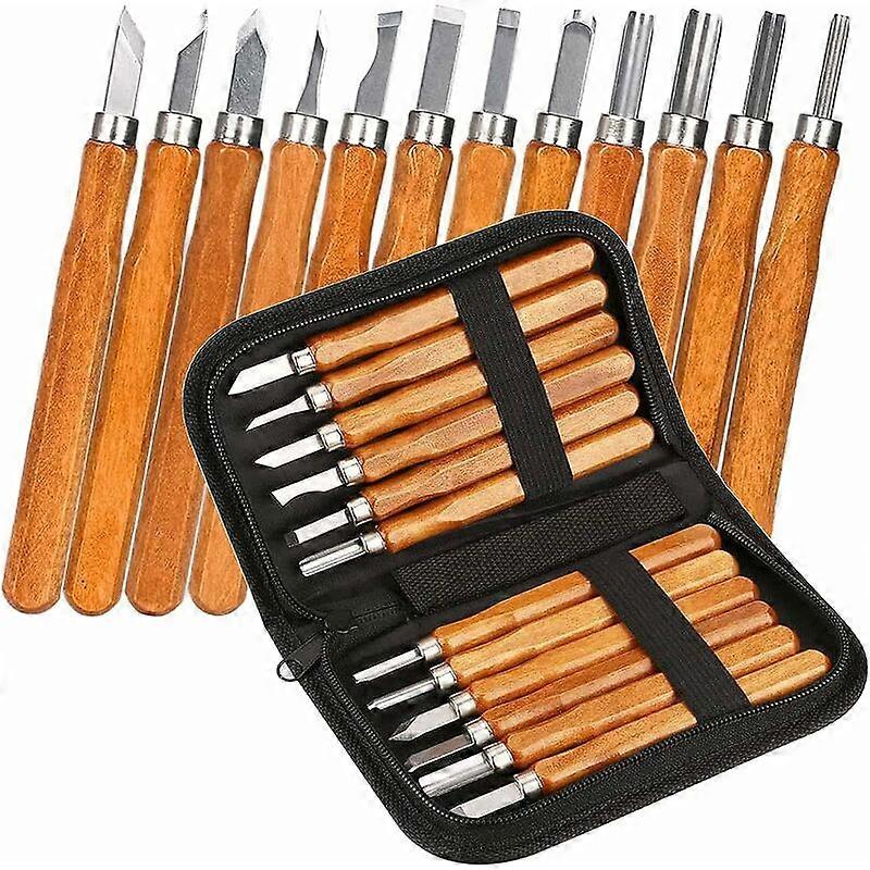 Wood Engraving Tool Kit, Wood Carving Tool, Handmade Wood Chisel DIY ...